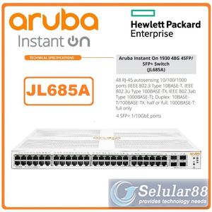 Promo HPE Aruba JL685A Instant On 1930 48G 4SFP SFP+ Switch Hub ...