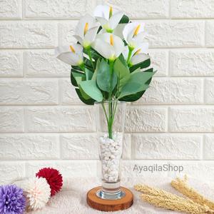 Jual VAS BUNGA KACA TINGGI AESTHETIC ARTIFICIAL - BATU KORAL - Kota ...