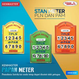 Jual PAPAN METERAN PLN PAM PLASTIK STAND METER KENMASTER - Jakarta ...