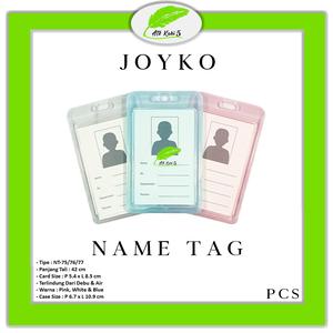 Jual JOYKO Name Tag Warna NT-( 75 PUTIH/ 76 BLUE/ 77 PINK) PCS - Putih ...