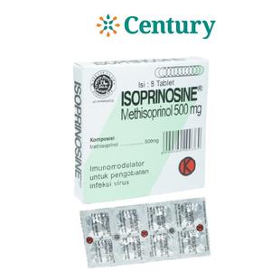 Jual ISOPRINOSINE 500 MG 1 STRIP 8 TABLET/METHISOPRINOL/ANTI VIRUS ...