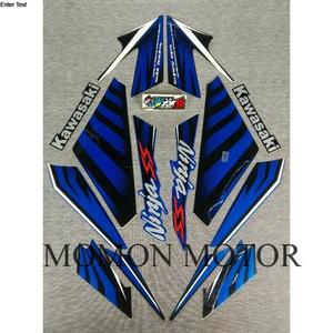 Jual Sticker STRIPING NINJA SS BIRU TAHUN 2014 STIKER STANDAR KAWASAKI ...
