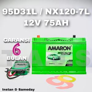 Jual Aki Mobil 95D31L / 105D31L AMARON GO 75Ah 12v GARANSI 1 TAHUN - Kota Tangerang Selatan ...