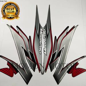 Jual striping honda megapro 2008 2009 hitam primus list body standar ...