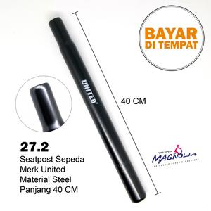 Promo Seatpost 27.2 MM Tiang Sadel Jok Sepeda MTB Lipat CTB Gunung ...
