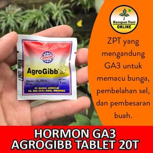 Jual New! Agrogibb Tablet 20T | Hormon GA3 | Gliberelin | Gliberelic ...