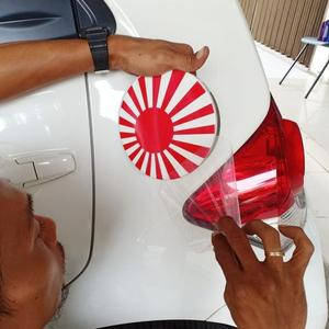 Jual stiker JDM flag bendera jepang Decal Sticker Tutup Tanki Mobil ...