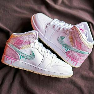 Jual Jual NIKE AIR JORDAN 1 MID PAINT DRIP HIGH Murah - Jakarta Barat ...
