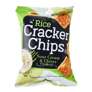 Jual SunRice Sour Cream and Chives Rice Cracker Chips 90g - Kota ...