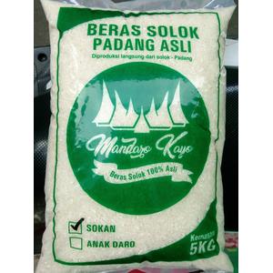 Jual Beras Solok Bareh Solok Padang - SOKAN 5kg - Jakarta Pusat ...