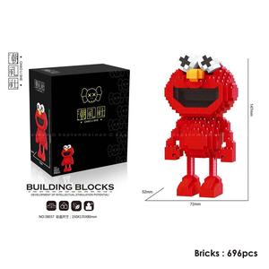Jual Lego Nano Block Kaws & Elmo Series Mainan Balok Susun Bricks Mini ...
