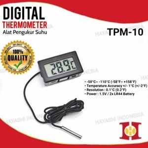 Jual Thermometer Digital Mini Kolam Kulkas Termometer Sensor Alat Ukur ...