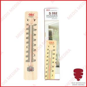 Jual Thermometer Ruangan Gea Ruang Kayu Thermo Dinding Wooden ...