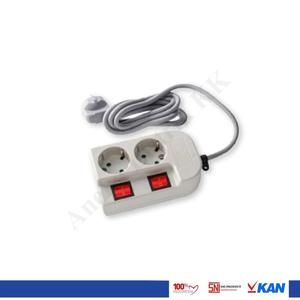 Jual TERMINAL COLOKAN LISTRIK 2 LUBANG Kabel 1,5 METER Plus Saklar On ...