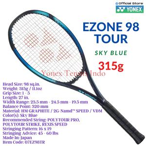 Jual Yonex EZONE 98 TOUR 315g Sky blue - racket tennis - Jakarta Barat ...