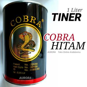 Jual Tiner KOBRA HITAM COBRA 1 Liter 1 Kilo Thinner Kualitas Terbaik ...