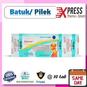 Jual ⚡XPRESS⚡ Alpara STRIP tablet Obat Batuk Pilek Kaplet Zs - Alpara ...