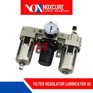 Jual Air Filter Regulator Lubricator FRL AC 4000-04 1/2" - Jakarta ...