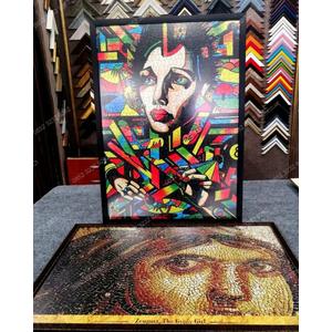 Jual BINGKAI PUZZLE JIGSAW 1000 PCS UKURAN WARNA HITAM PUTIH MINIMALIS ...