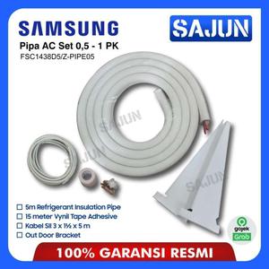 Jual Pipa AC Samsung Ukuran 1/4" untuk AC Split 0.5-1PK - 5 Meter ...