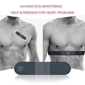 Jual AI analysis ECG 24 hours monitoring Wearable ECG Bluetooth heart ...