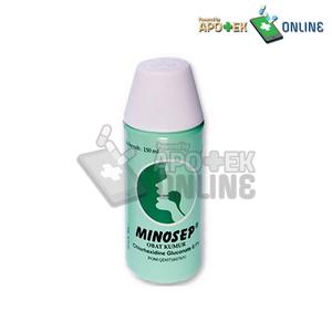 Jual MINOSEP OBAT KUMUR CHLORHEXIDINE GLUCONATE 0.1% 150 ML - Jakarta ...