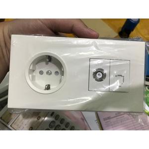 Jual Stop Kontak + Socket TV + Modul Telepon Telpon Panasonic White ...