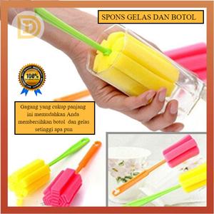 Jual Spons Cuci Piring Sikat Botol Busa Gelas Sponge Pembersih Minuman ...