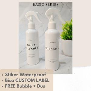Jual populer Botol Spray Putih 250 ml Free Stiker Label Aesthetic ...