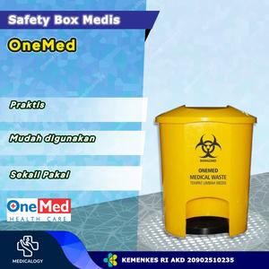 Jual Onemed Tempat Sampah / Safety Box Medis - Kota Bandung - Medicalogy Bandung | Tokopedia
