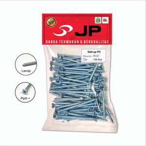 Jual populer SEKRUP FH 6 x 2 - SKRUP FH 6x2 BAUT TAPPING ISI 100 PCS ...
