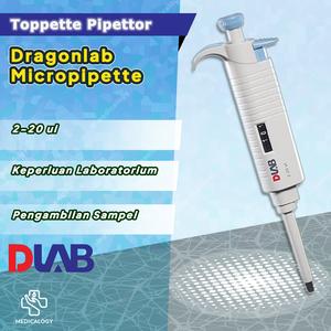 Jual Toppette Pipettor Dragonlab Micropipette 2-20 ul Mikropipet - Kota ...