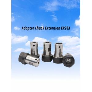 Jual Adaptor Chuck extension rod ER20A spindle Shaft motor ER 20 A ...