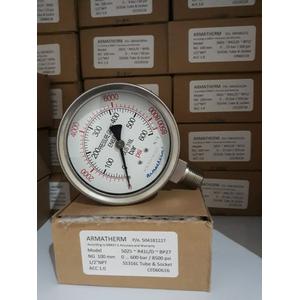 Jual Pressure Gauge Armatherm 4" , 600 Bar [Ready] - Kota Bekasi - popo ...