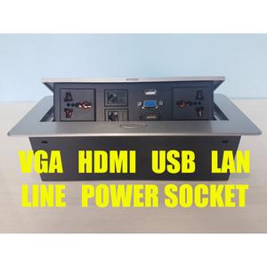 Jual Table Top TableTop COLOKAN LISTRIK HDMI VGA USB LAN LINE Meja ...