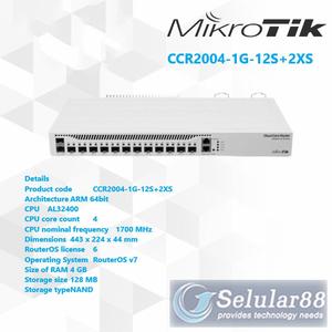 Promo Mikrotik CCR2004-1G-12S+2XS Cloud Core Router 12Port SFP+ 10G RAM ...