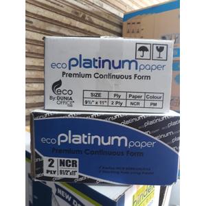 Jual Continuous Form Ukuran 9,5 Inch x 11 Inch, 2 Ply NCR Merk Platinum ...