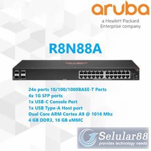 Jual HPE Aruba R8N88A 6000 24G 4SFP Switch Hub Dual Core 4GB DDR3 ...