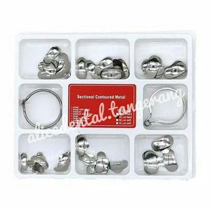 Promo Dental matrix sectional matriks band ginjal logam metal anterior ...