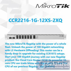 Promo Mikrotik CCR2216-1G-12XS-2XQ Cloud Core Router RAM 16GB ORIGINAL ...