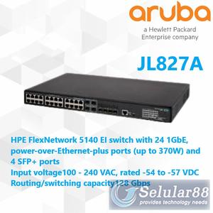 Jual HPE JL827A FlexNetwork 5140 24G PoE+ 4SFP+ EI Switch Hub ORIGINAL ORI - Kab. Tangerang ...