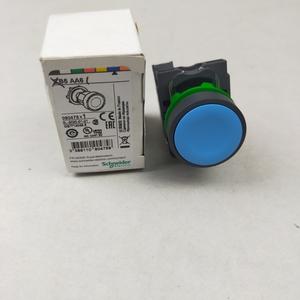 Jual XB5AA61 blue flush complete pushbutton Ø22 spring return 1NO ...