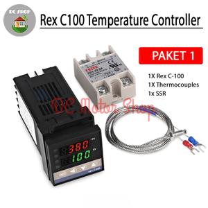 Jual Pid Rex C100 Temperature Thermostat Thermocouple Controller Output ...