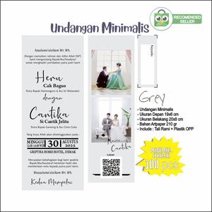 Jual Cetak Undangan hang tag undangan pernikahan undangan foto vintage ...