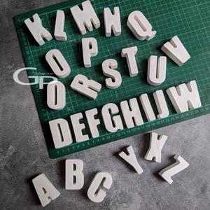 Jual Huruf Alphabet Satuan - Custom Nama Patung Lukis Mewarnai Gypsum ...