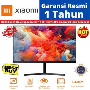 Jual Xiaomi Mi Desktop Monitor 1C 1C 23.8" IPS Full HD Slim Garansi ...