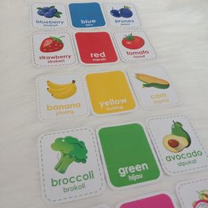 Jual Flashcard Warna Colors / Flash Card / Pairing Puzzle / Kartu ...