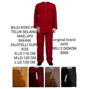 Jual BAJU KOKO MELAYU TELUK BELANGA BALOTELI SUPER BAJU MELAYU PRIA ...