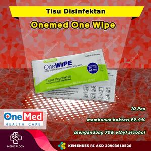 Jual Onemed One Wipe Tisu Desinfektan isi 10 - Kota Makassar ...