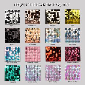 Jual RB001 Backdrop Ulang Tahun Lamaran Wedding Sequin Tile Wall ...